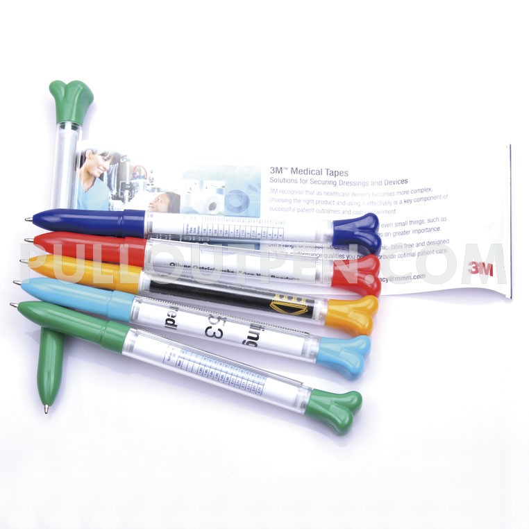 Bone Pull Out Pens, HSBANNER-25 - Pullout Pen