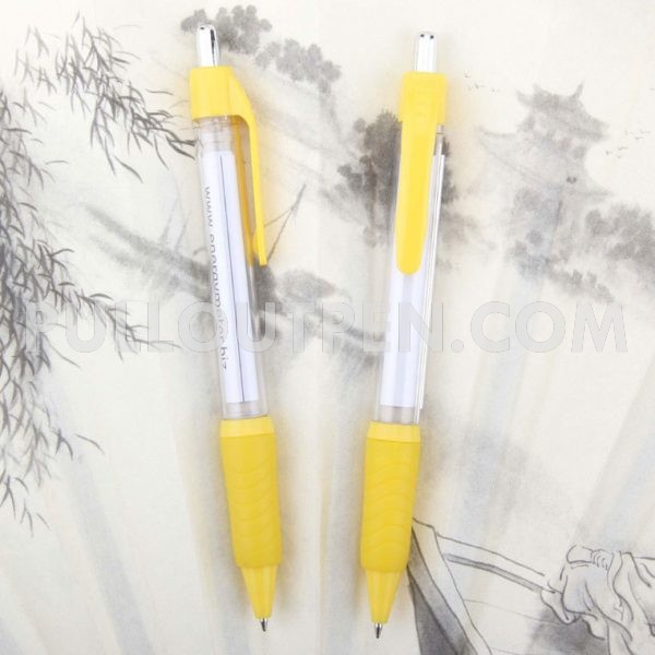 Advertising Pull Out Pen - Pullout Pen